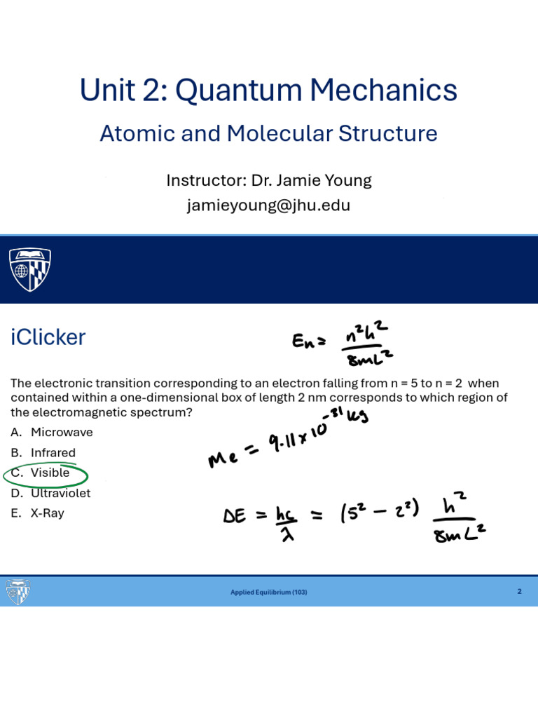 Applied Chem 103 - Lecture 6 - Orbitals ANNOTATED | PDF | Atomic ...