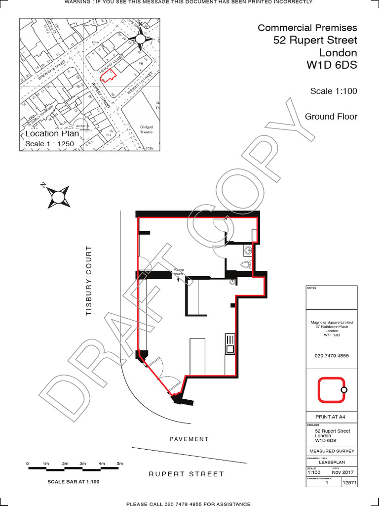 52 Rupert Street Leaseplan | PDF