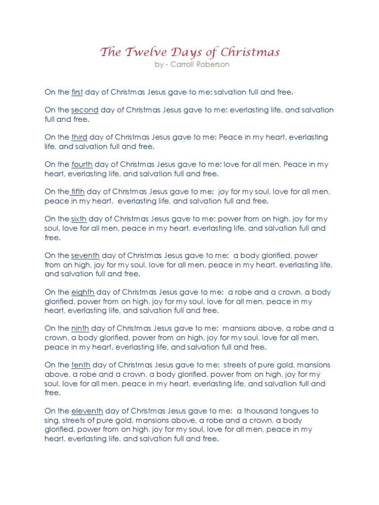 Christmas Gifts from Jesus Explained | PDF | Art | Religion & Spirituality