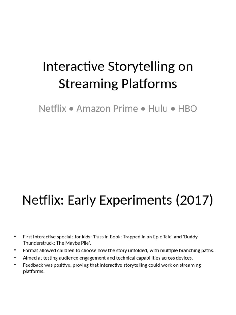 Interactive Storytelling Detailed | PDF