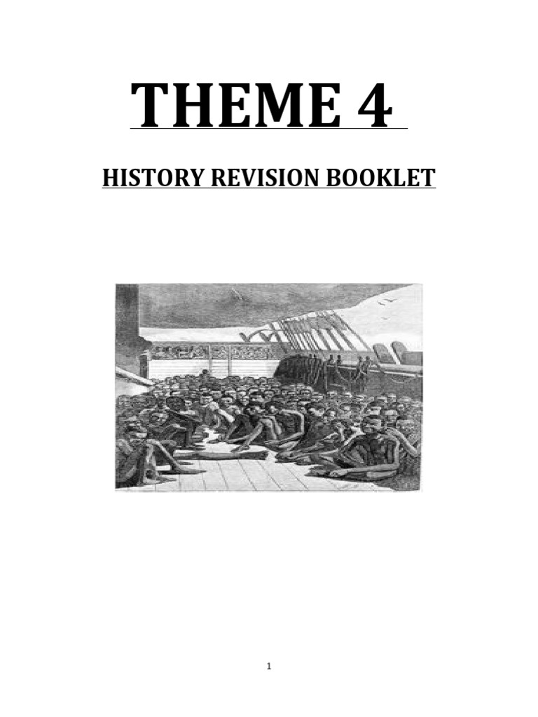 History Theme 4 Project | PDF | Slavery