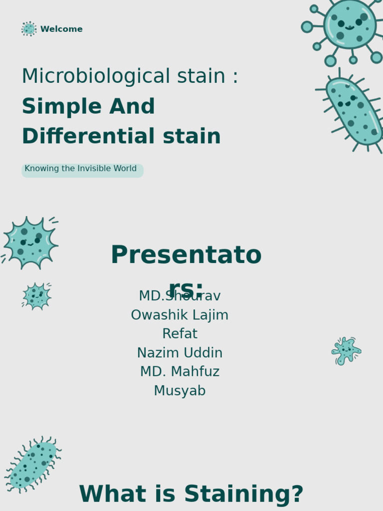Microbiological Staining Techniques Guide | PDF