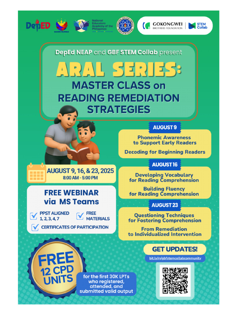 Aral Series: Reading Remediation Masterclass | PDF