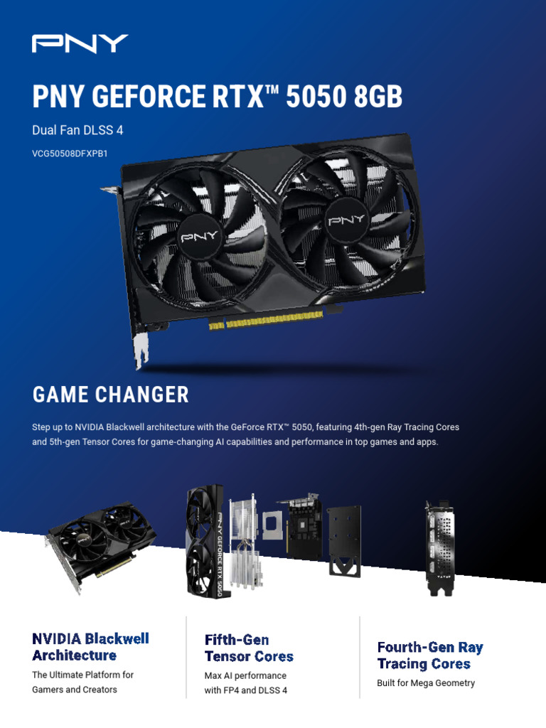 RTX 5050 8GB Dual Fan Brochure | PDF | Computer Hardware | Computer ...
