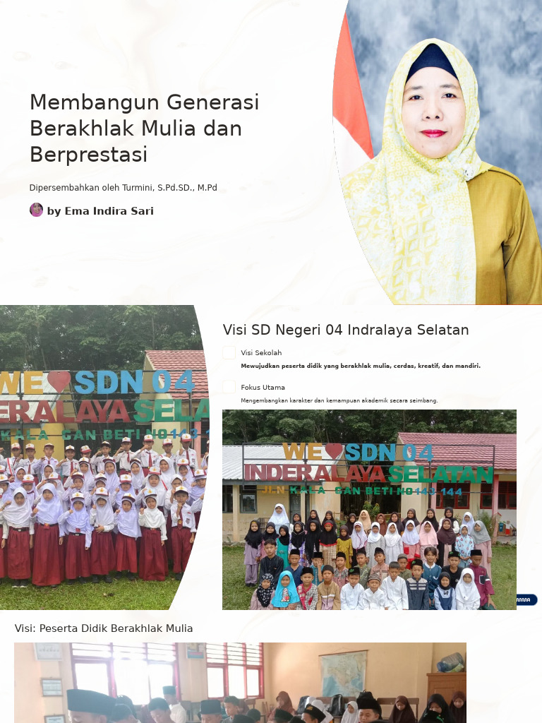 Membangun Generasi Berakhlak Mulia Dan Berprestasi | PDF