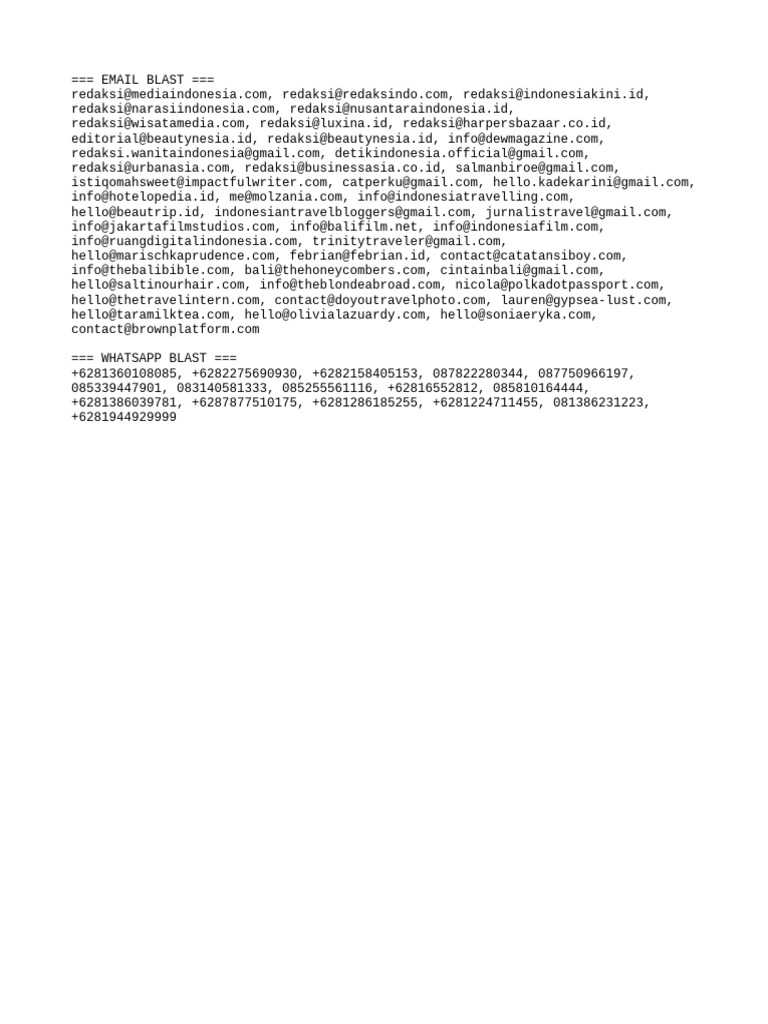 Alpha Wolf Lodge Blast Contacts | PDF