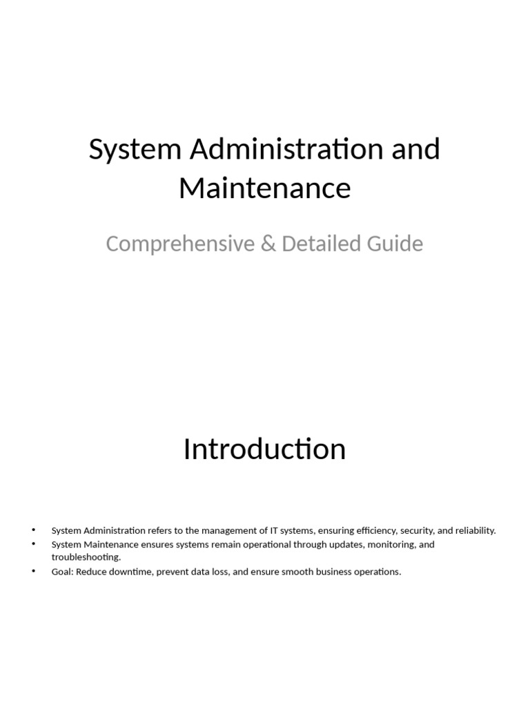 System Administration Essentials Guide | PDF | Security | Computer Security