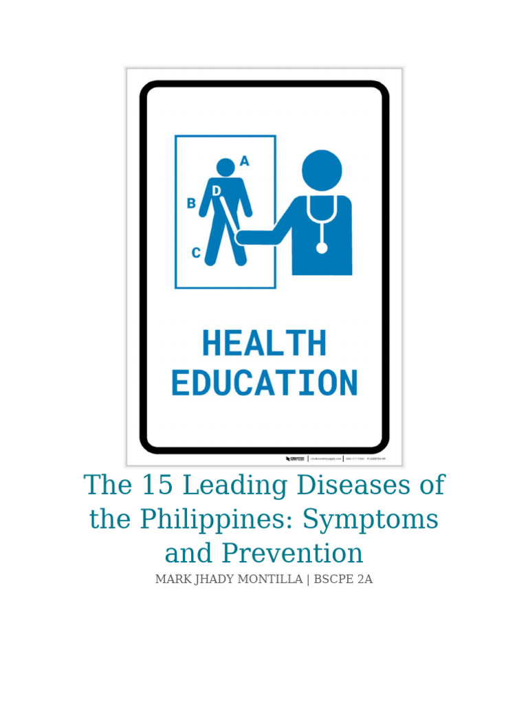 Leading Diseases in the Philippines | PDF | Tuberculosis | Chronic ...