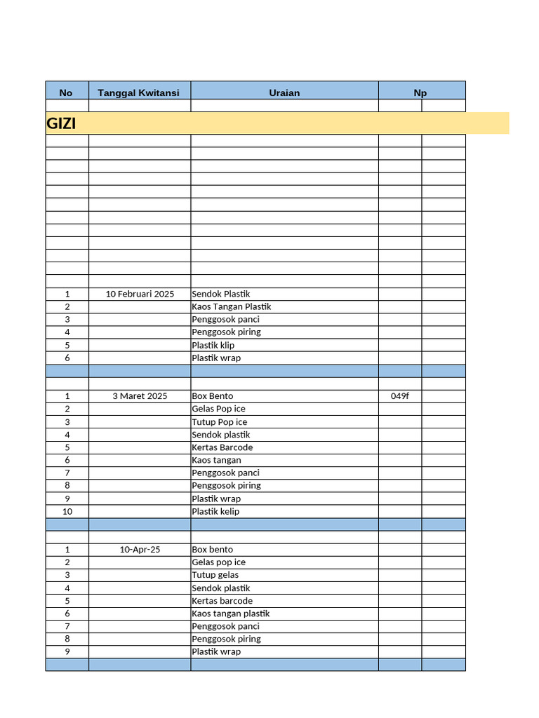 Rekap SPJ 2025 | PDF
