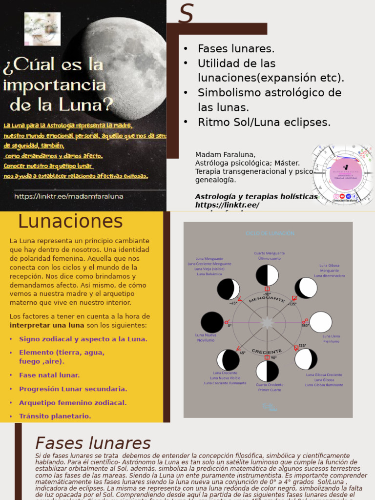 Material Video Youtube Madamfaralunaofficial - Lunaciones | PDF | Luna ...