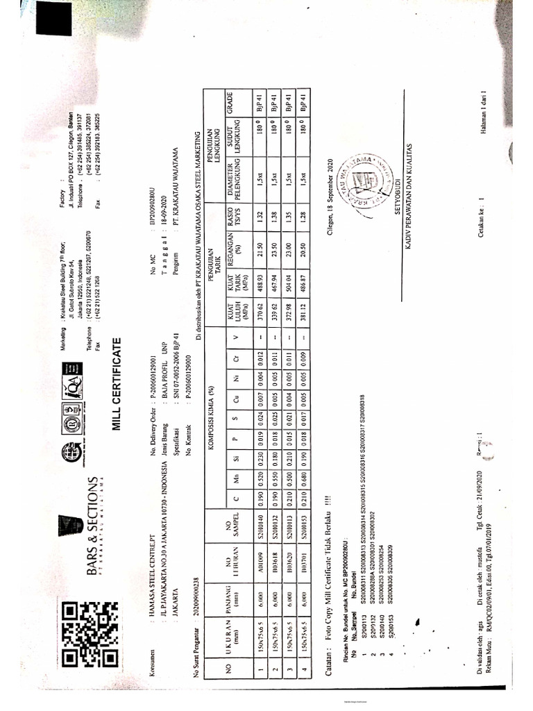Certi Unp 150 Ks | PDF