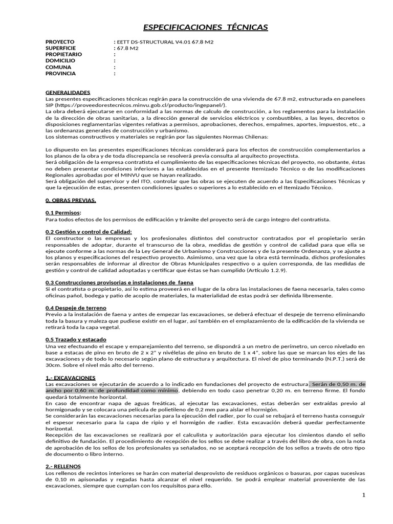 Eett DS Structural V4.03 67.8 M2 20230515 | PDF | Hormigón | Fundación (Ingeniería)