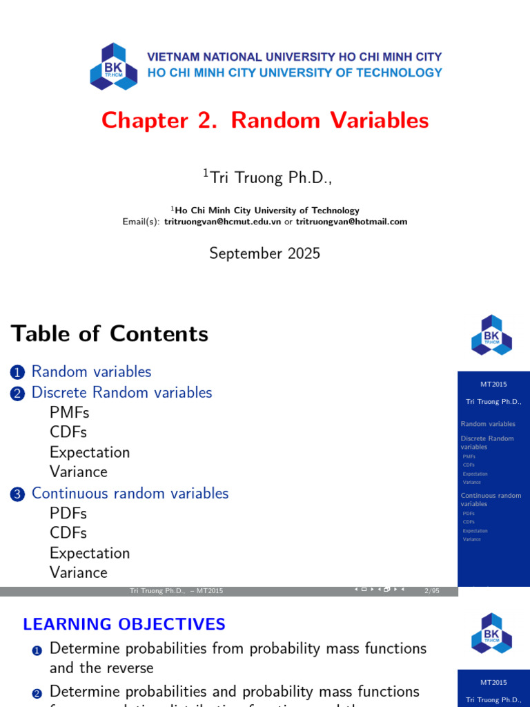 Understanding Random Variables | PDF | Probability Distribution ...