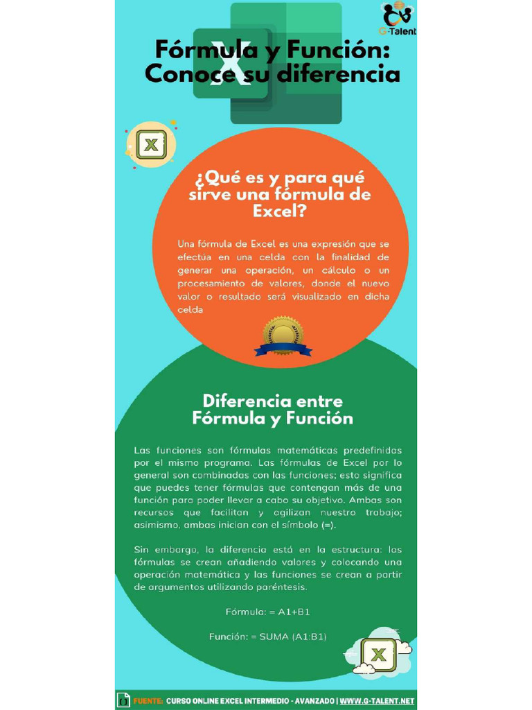 Formula y Funcion Conoce Su Diferencia | PDF