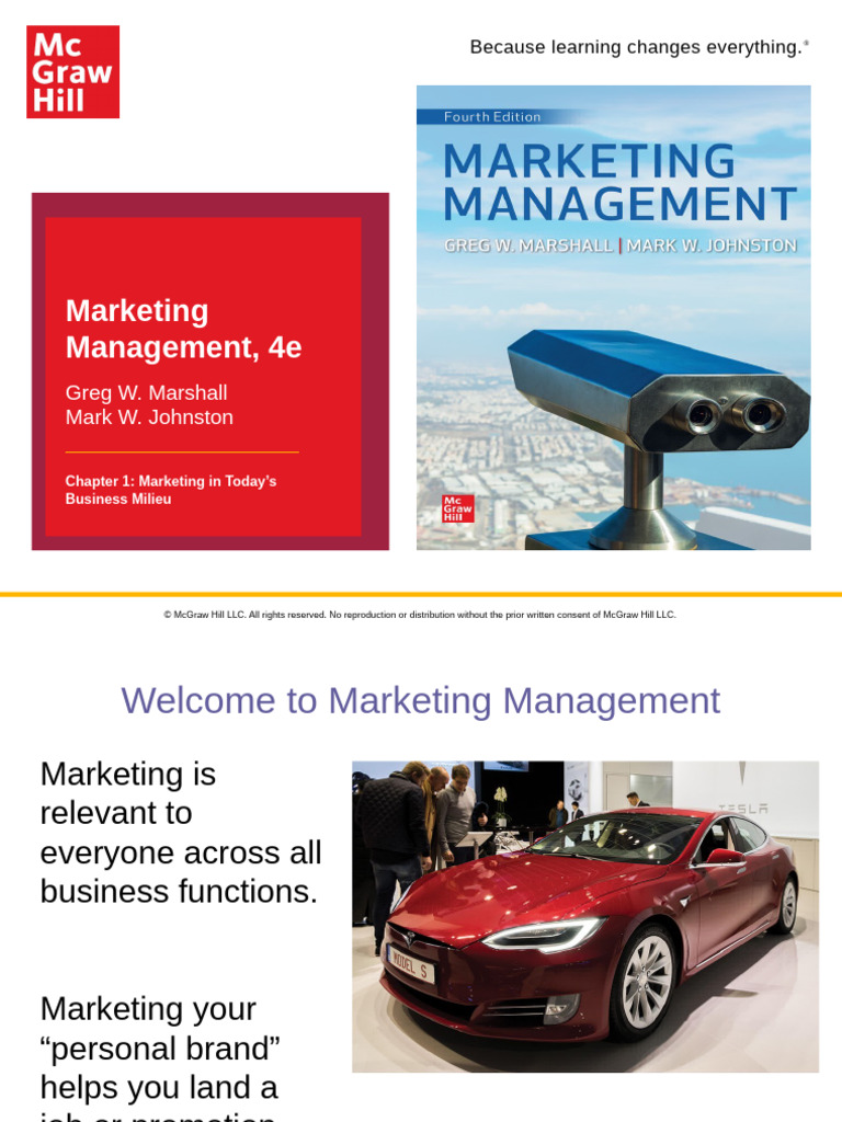 Marshall 4e PPT Ch01 ACCESS | PDF | Marketing | Sales