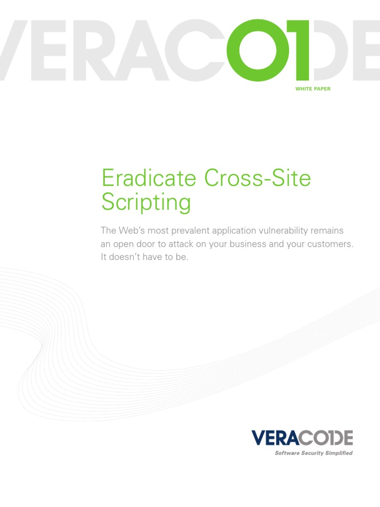 Veracode Whitepaper Eradicate Xss | PDF | Computer Security Exploits | Hypertext