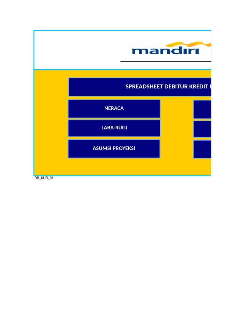 Pendamping KUR - Nota Analisa Kredit - SS-KUR - KMK - Form-V1.10 TEST | PDF
