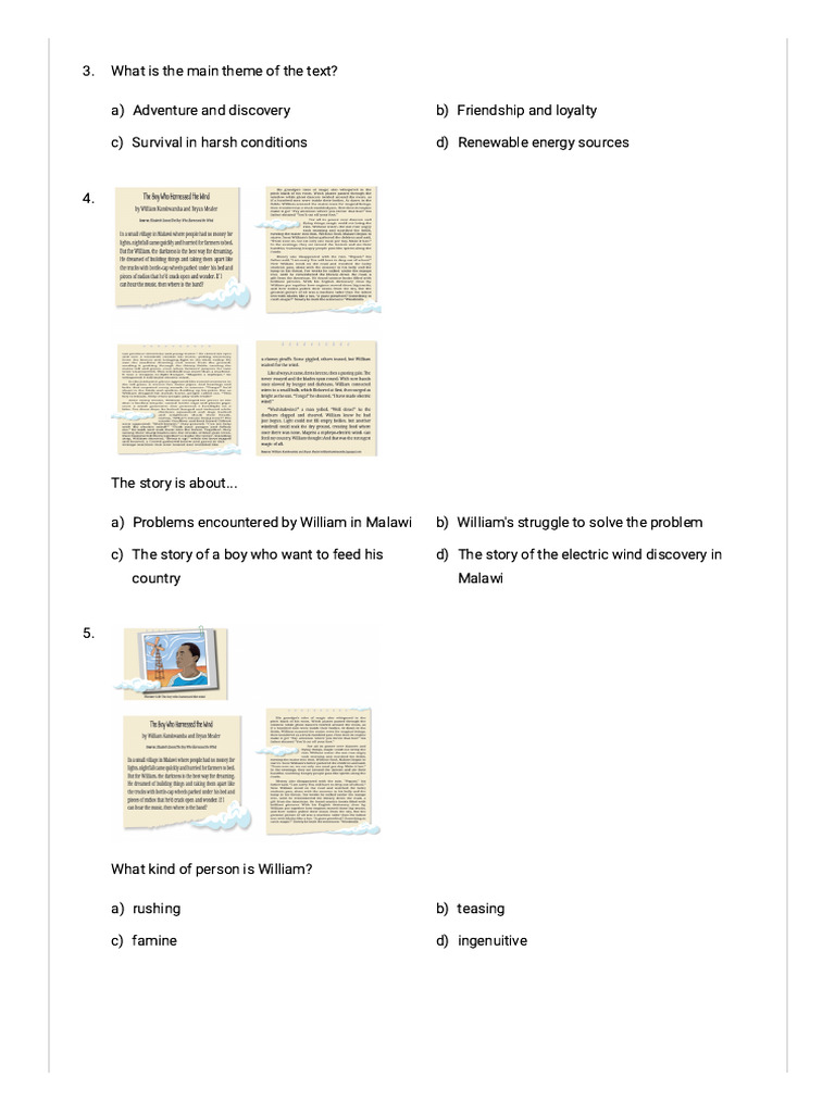Narrative Text (Renewable Energy) + Simple Past Tense - Wayground | PDF ...