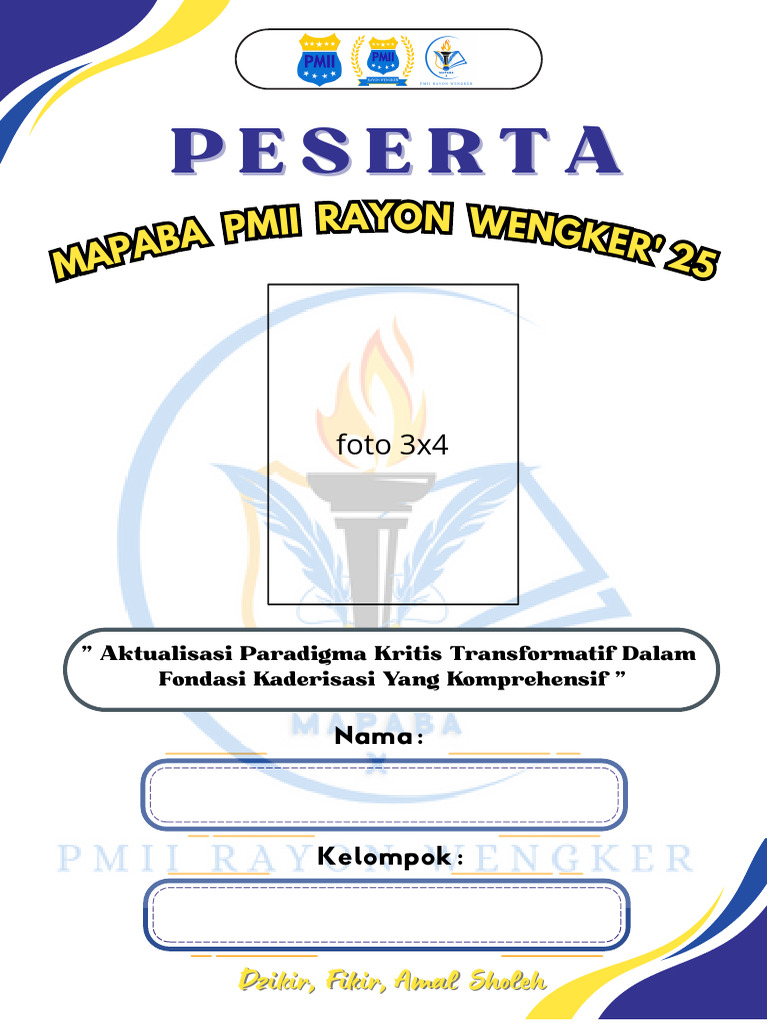 Id Card Peserta Mapaba Wengker 2025 | PDF