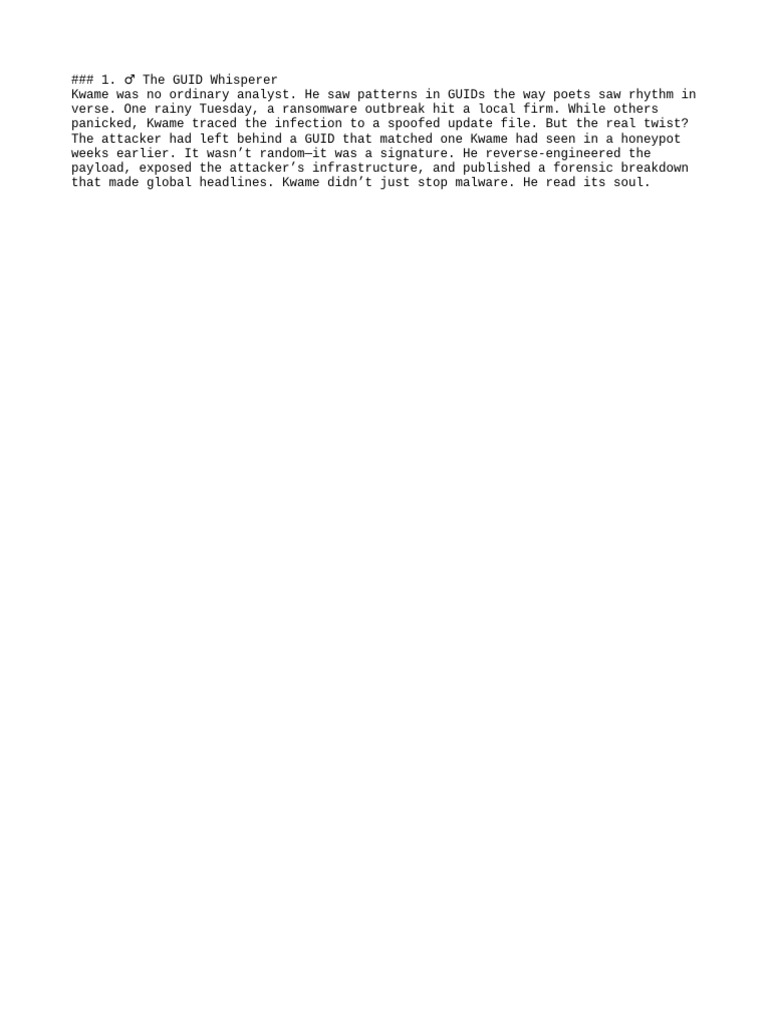 1. ? The GUID Whisperer | PDF