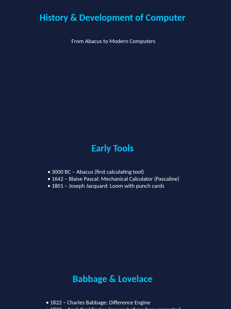 Computer History | PDF