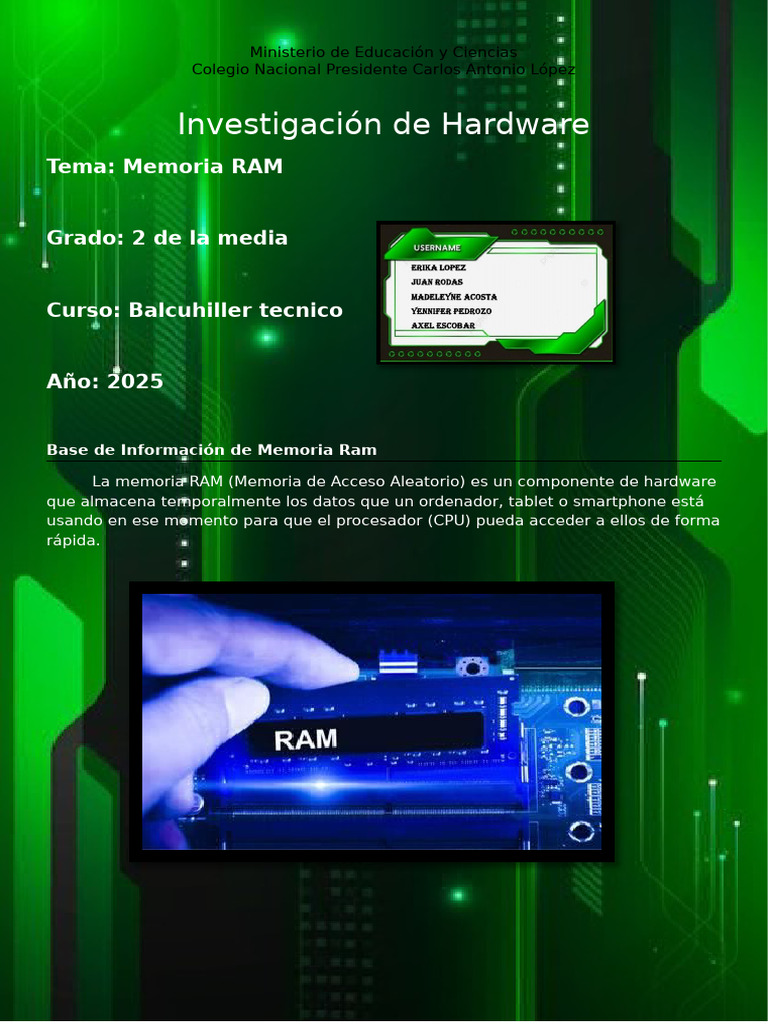Portada de Hardware | PDF | Almacenamiento de datos de la computadora ...