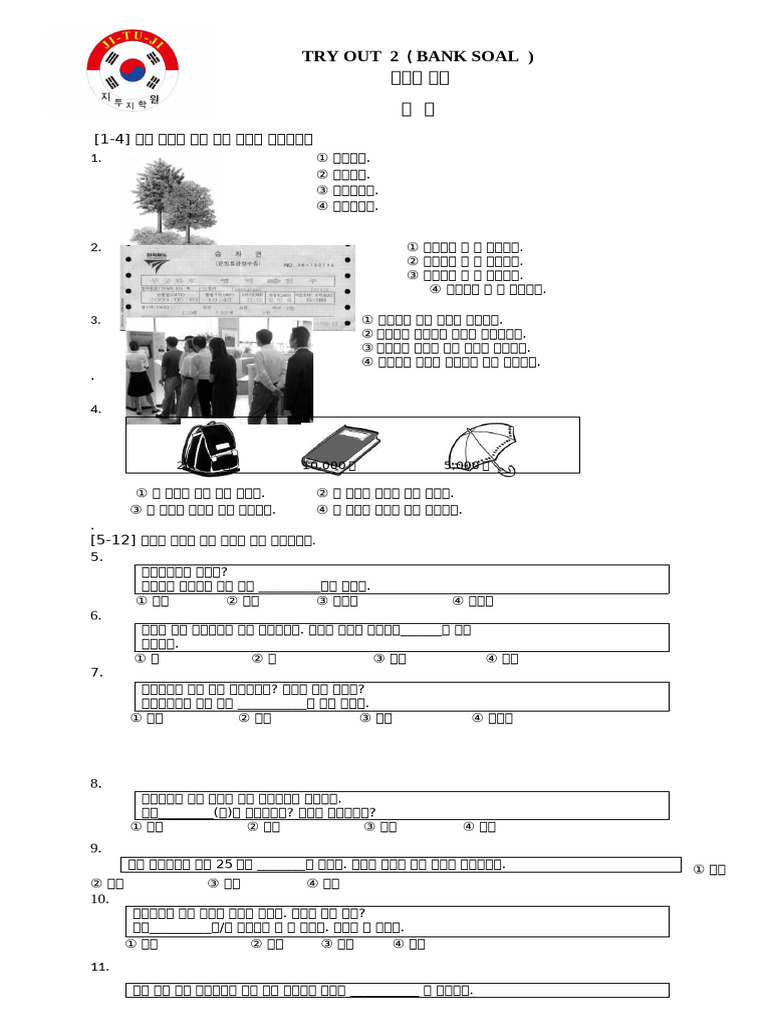 Try Out Bank Soal 2 | PDF