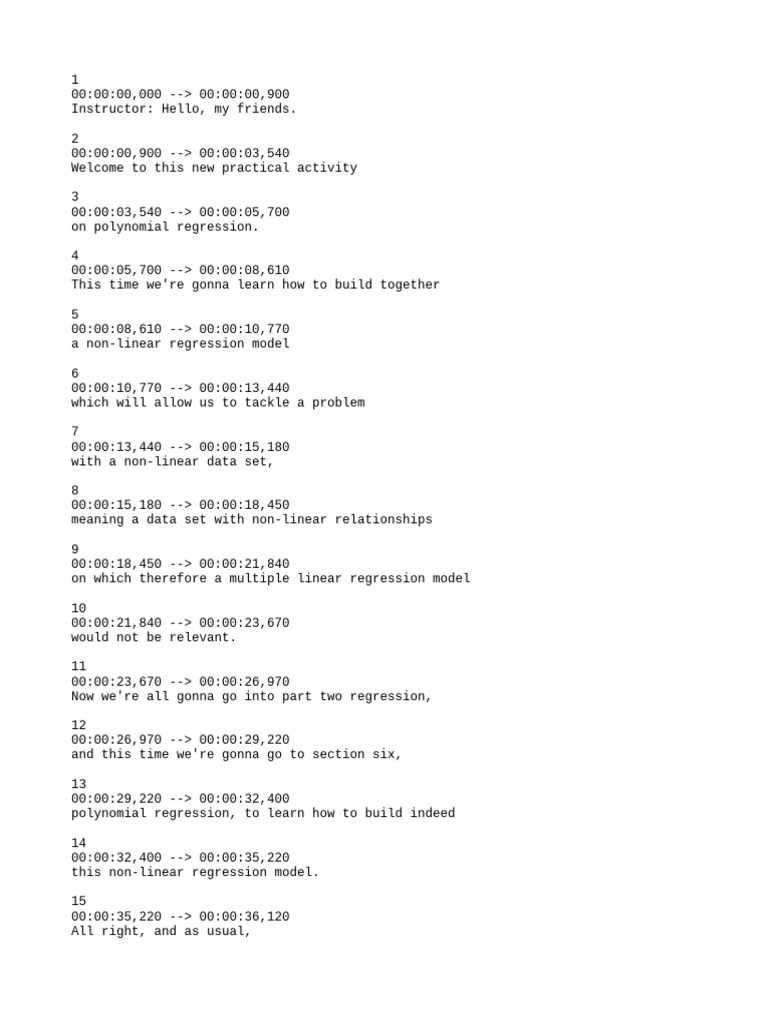 002 Polynomial Regression in Python - Step 1a - en | PDF | Computational Science | Interpolation