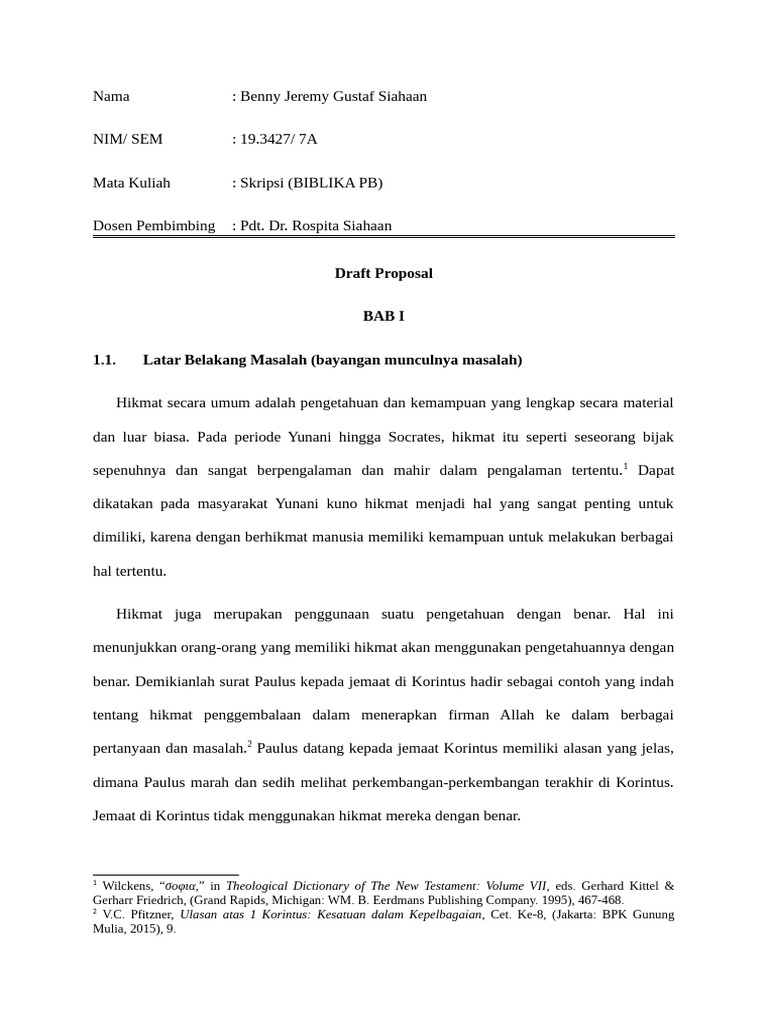 Draft Proposal | PDF