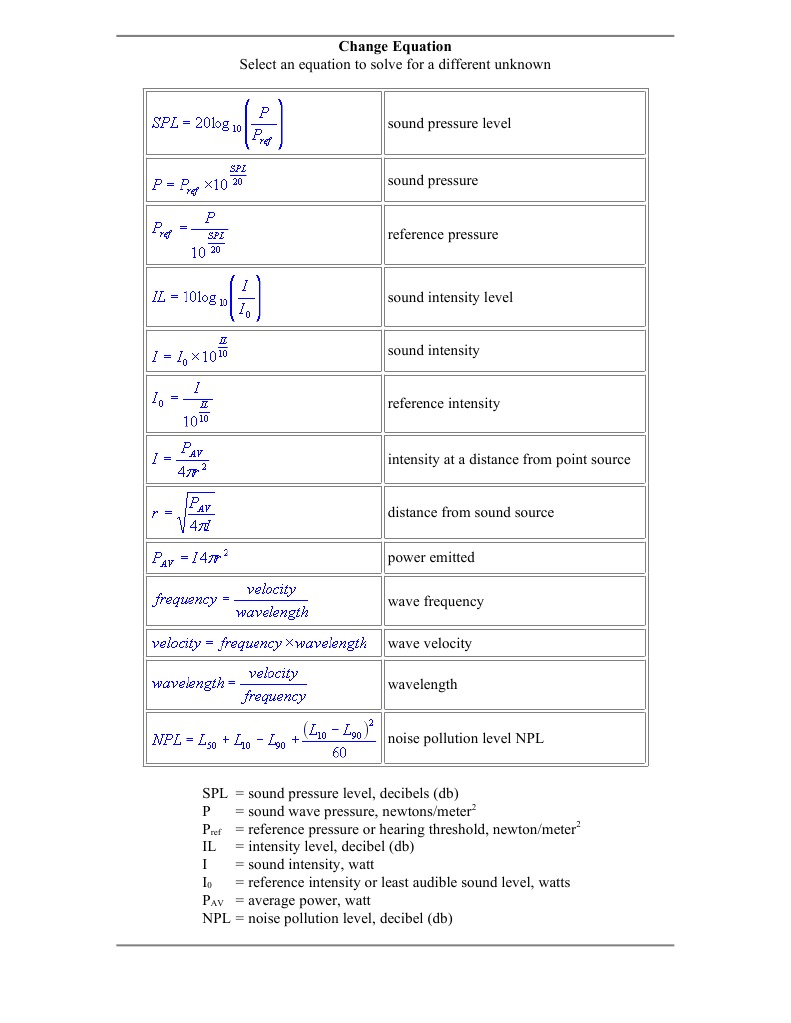 Change Equation | PDF