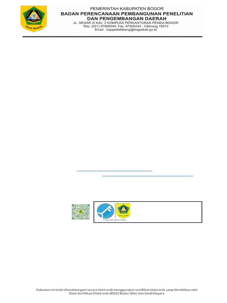 Surat Pengisian Kuesioner | PDF