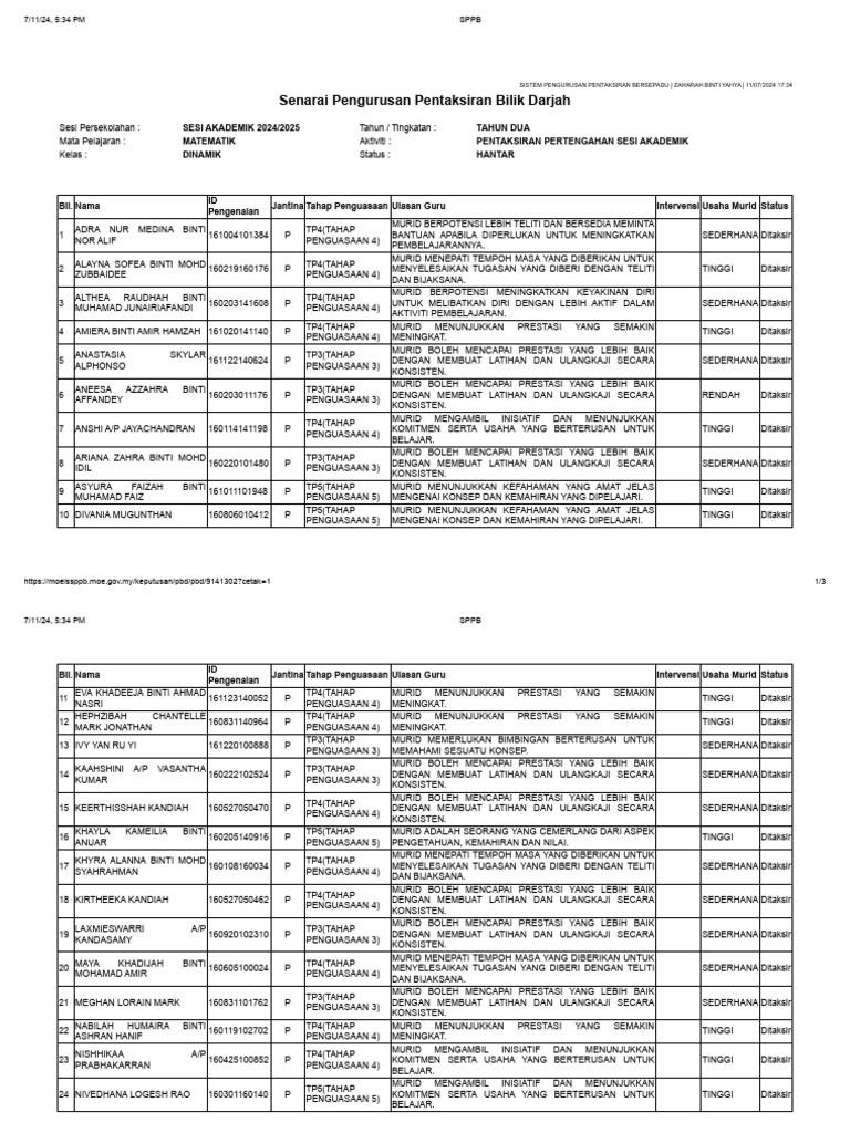 SPPB 2dinamik | PDF