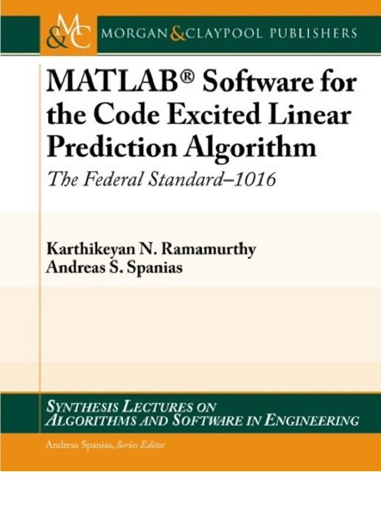 MATLAB Software For The Code Excited Linear Prediction (1608453847) | PDF | Signal Processing ...