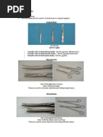 Exposing and Retracting Instruments | PDF | Surgery | Medical Specialties