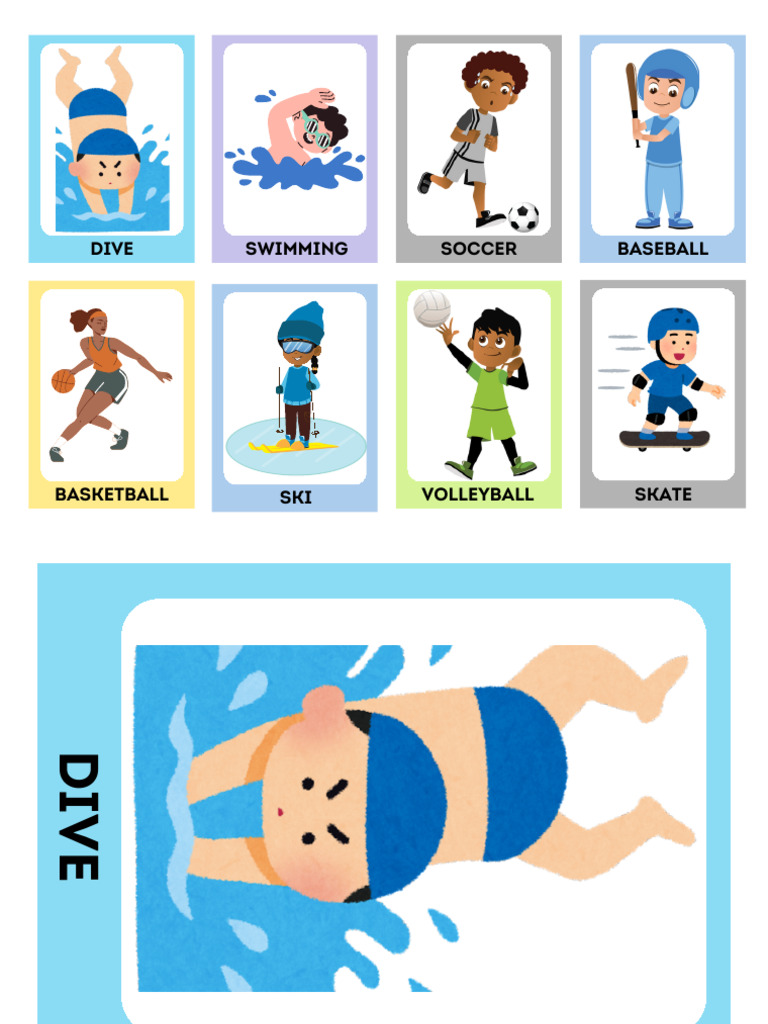 Flash Cards Sports | PDF