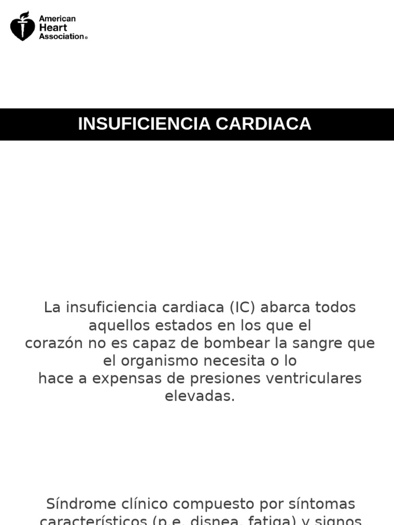 Insuficiencia Cardiaca | PDF | Insuficiencia cardíaca | Medicina Interna