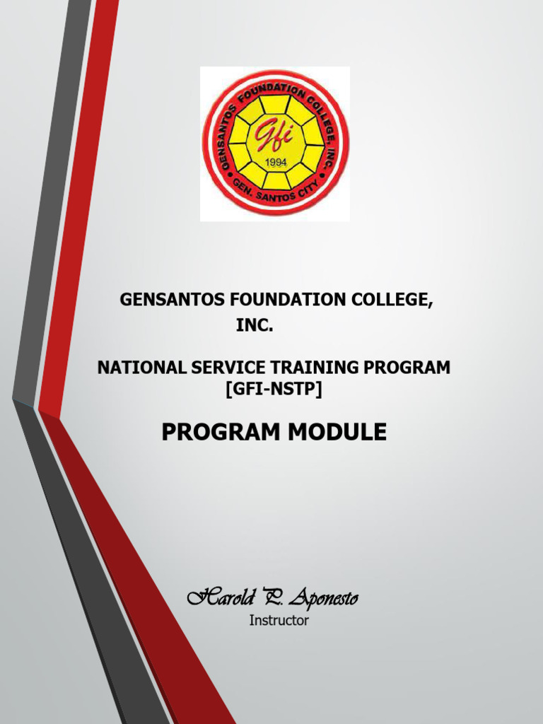 Gfi NSTP 2024 Module | PDF