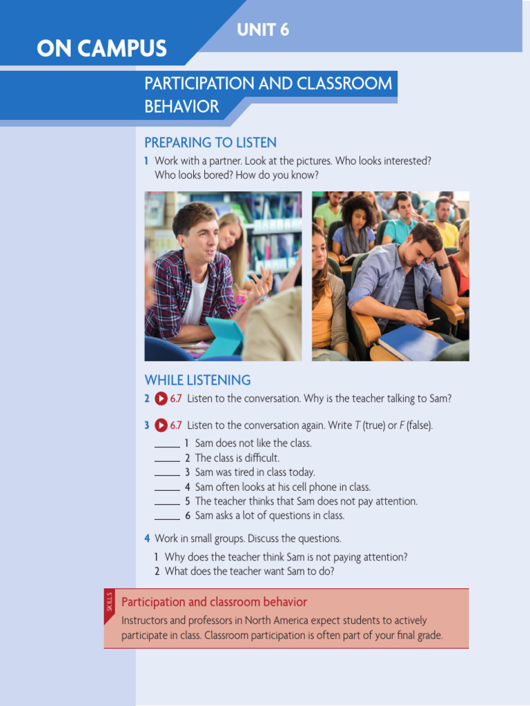 Classroom Participation Guidelines | PDF