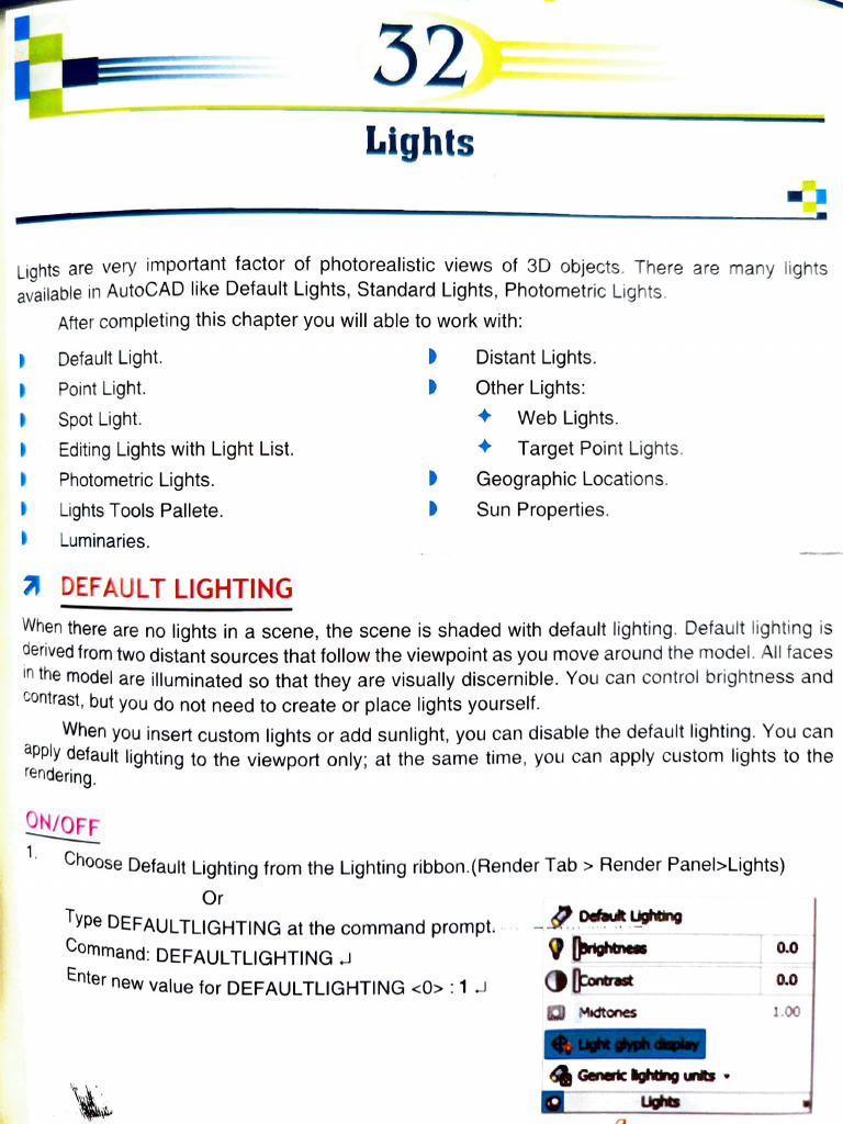 Autocad 3D-3 | PDF | Lighting | Interior Design