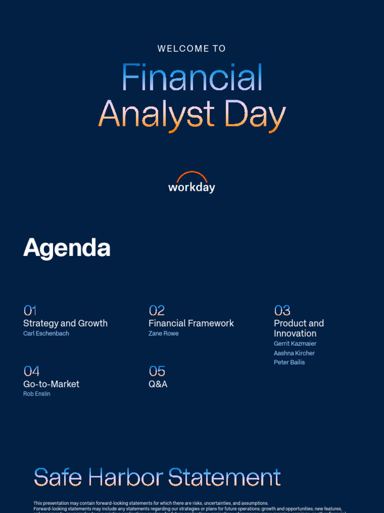 Workday Financial Analyst Day 2024 Insights | PDF | Business ...