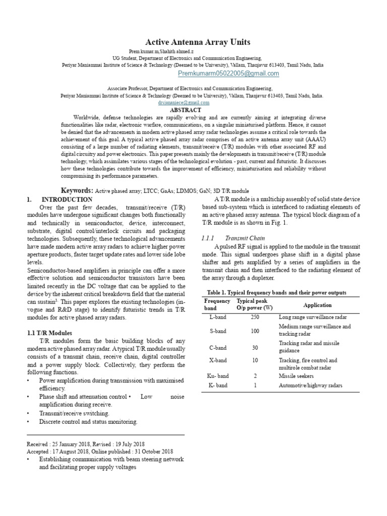 Astra | PDF | Amplifier | Radar