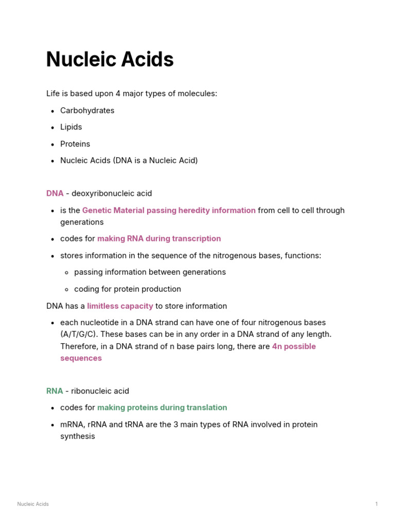 Threose Nucleic Acid Overview | PDF | Nucleic Acids | Nucleotides