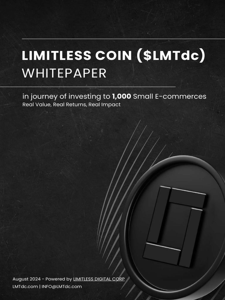 Limitless Coin ($LMTdc) Whitepaper | PDF | Regulatory Compliance ...