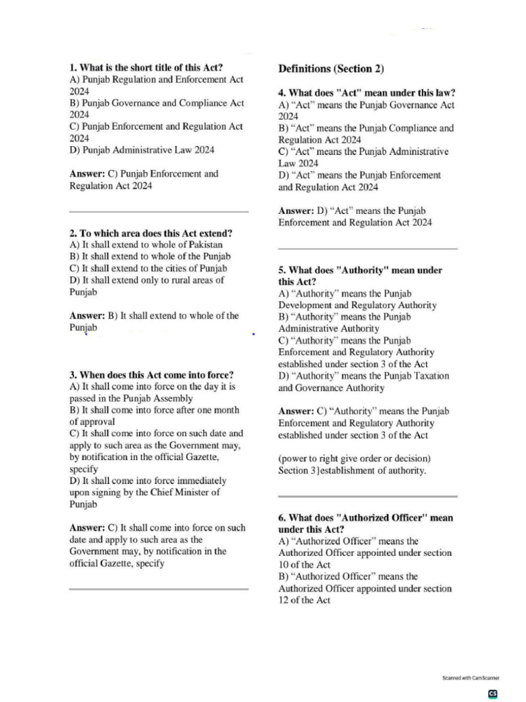 Pera Mcq's Prepared by Tariq Amin 0302-7000628 | PDF