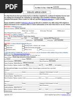 CED Evaluation Application Form | PDF | Credential | Mail