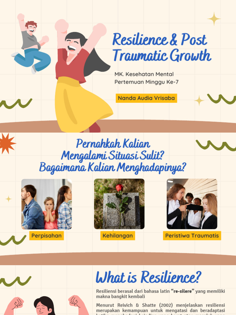 7th Week - Resilience Post Traumatic Growth | PDF