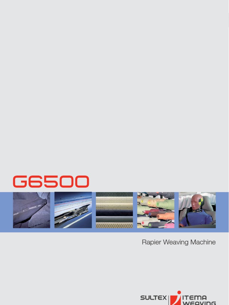 G6500 en | PDF | Weaving | Textiles
