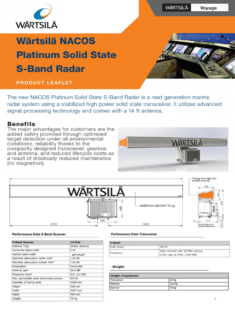 NACOS Platinum Series Radar System Overview | PDF
