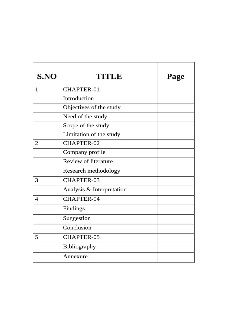 Intex Page Study Overview | PDF