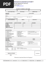 BTVI Medical Record Form | PDF | Medical Specialties | Clinical Medicine